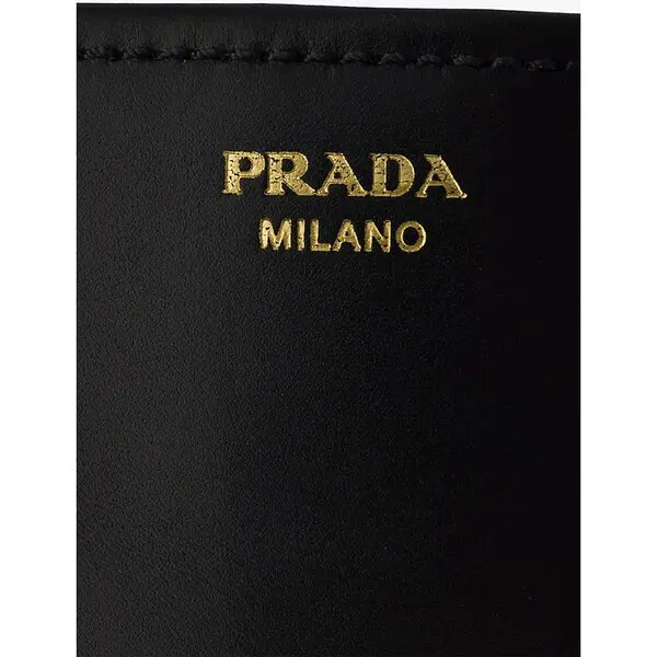 Prada Round-toe Leather Knee-high Boots