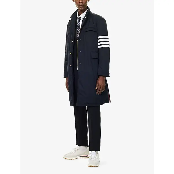 Thom Browne Brand-stripe Padded Down Coat