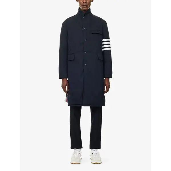 Thom Browne Brand-stripe Padded Down Coat