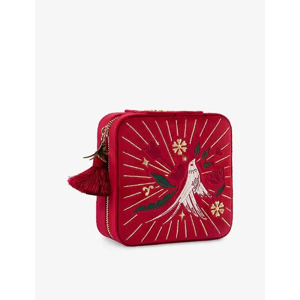 JEED Pretty Things Velvet Pouch - Red