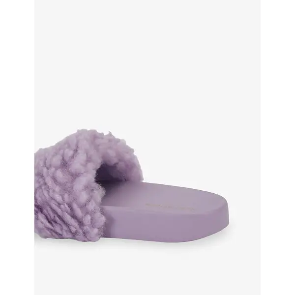 Kurt Geiger Meena Eagle Woven Slides