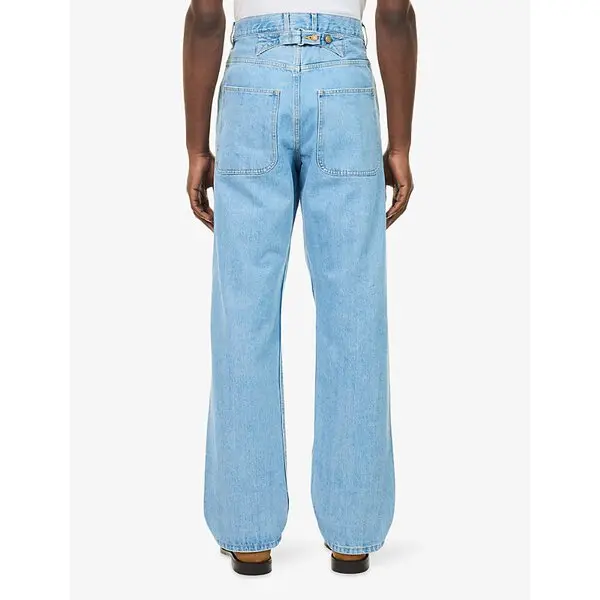 Thom Browne Contrast-stitch Denim Jeans
