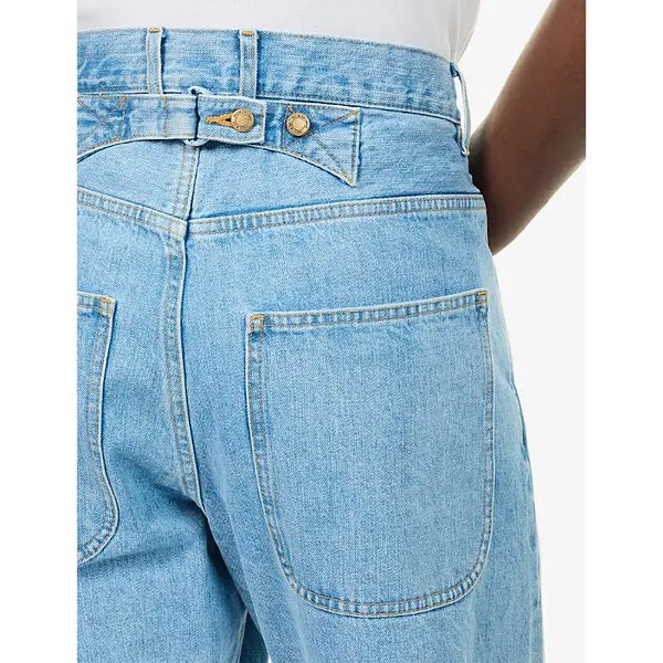 Thom Browne Contrast-stitch Denim Jeans