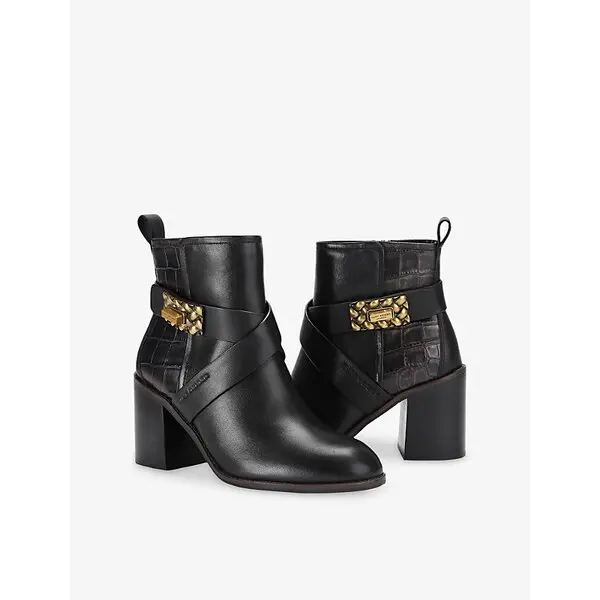 Kurt Geiger Marylebone Leather Ankle Boots