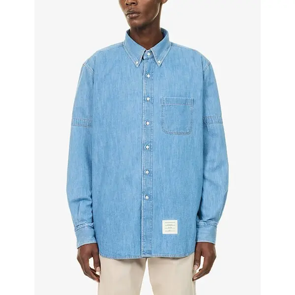 Thom Browne Armband Denim Shirt