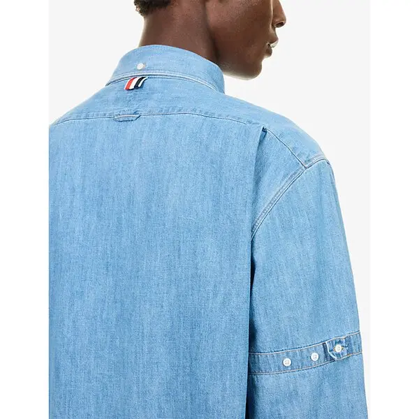 Thom Browne Armband Denim Shirt