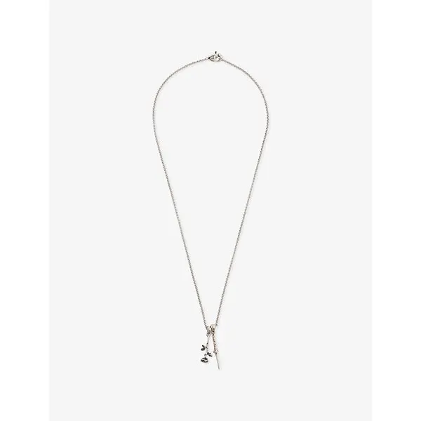 CLOCKS AND COLOURS Switchblade Sterling- Pendant Necklace - Silver