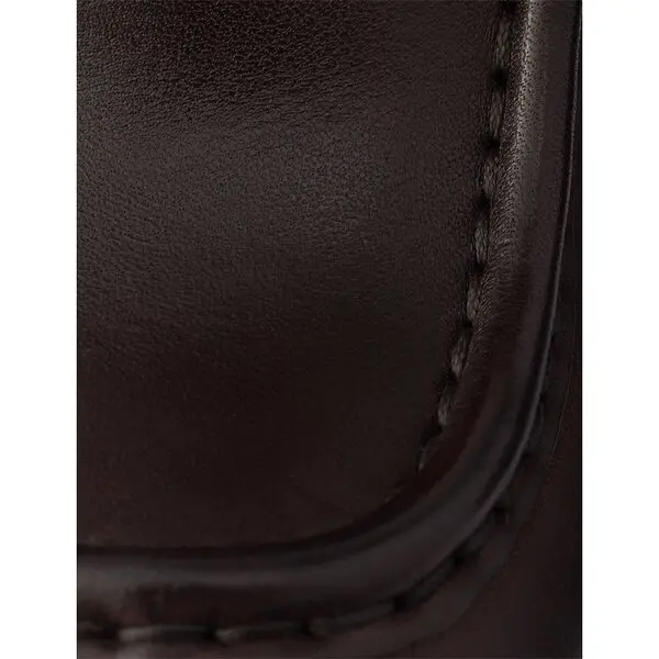 Prada Logo-plaque Leather Loafers