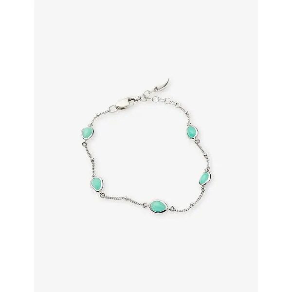 MISSOMA Magma Sterling- And Amazonite Charm Bracelet