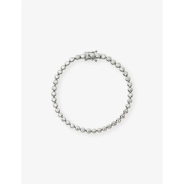 MISSOMA Tennis Round -plated Brass Bracelet