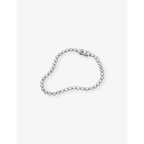 MISSOMA Tennis Round -plated Brass Bracelet