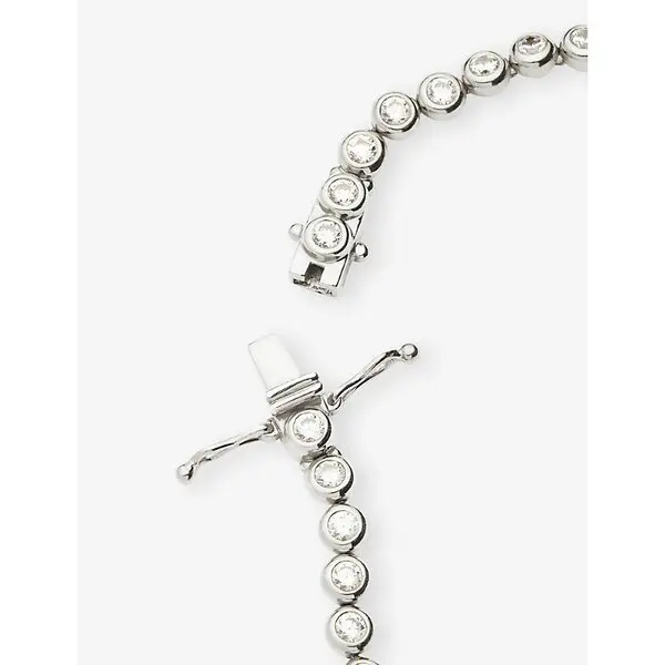 MISSOMA Tennis Round -plated Brass Bracelet