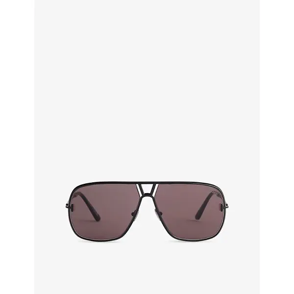 TOM FORD Vincent Pilot-frame Acetate Sunglasses