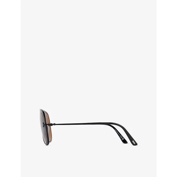 TOM FORD Vincent Pilot-frame Acetate Sunglasses