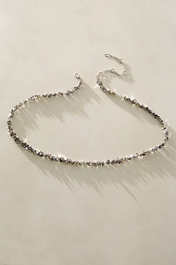 Free People Solana Waist Tie At - Silver