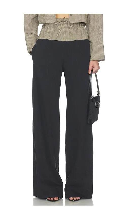 Matthew Bruch Drawstring Combo Pant In . Also