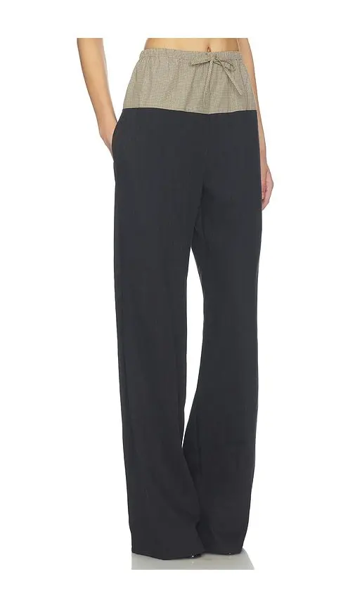 Matthew Bruch Drawstring Combo Pant In . Also
