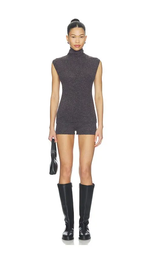 ALL THE WAYS Sibi Knit Short Set In . Also
