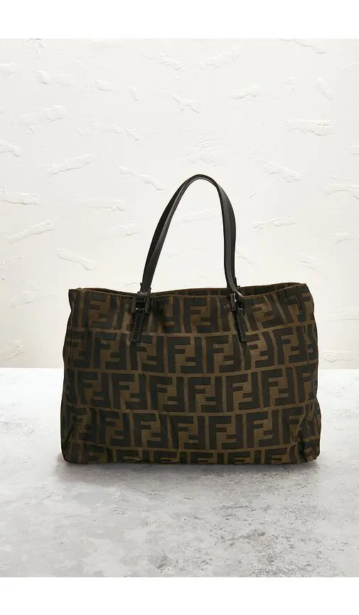 FWRD RENEW Fendi Zucca Mini Tote Bag