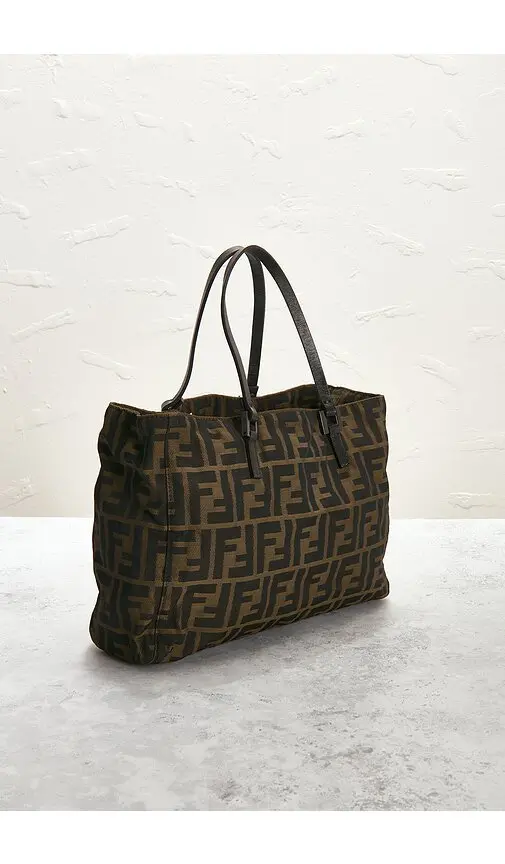 FWRD RENEW Fendi Zucca Mini Tote Bag