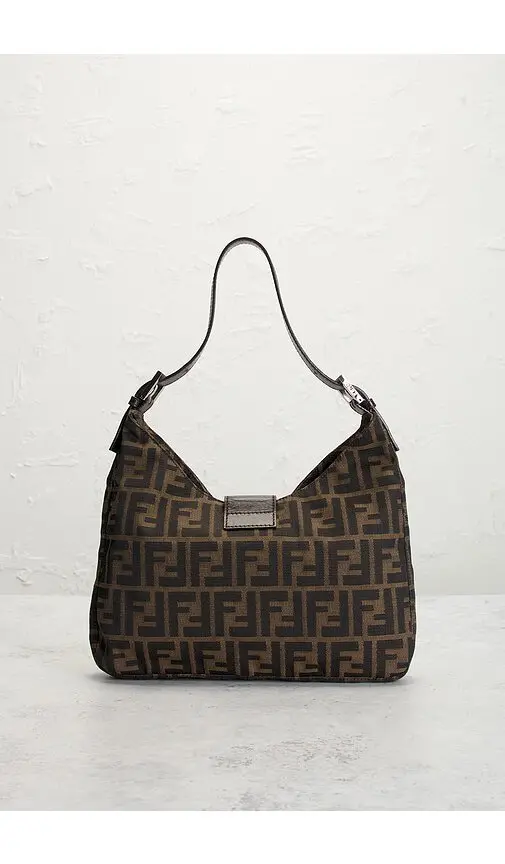 FWRD RENEW Fendi Zucca Shoulder Bag