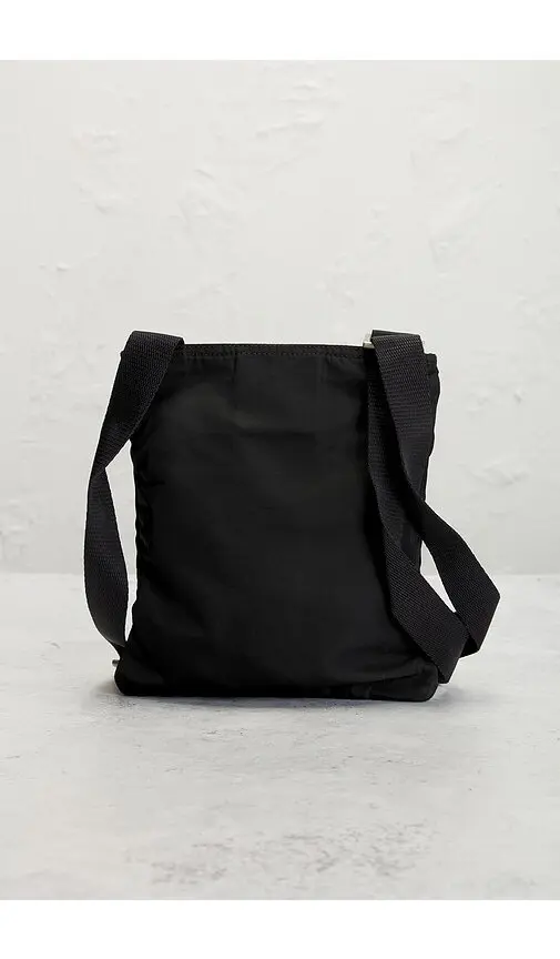 FWRD RENEW Prada Tessuto Flat Messenger Bag