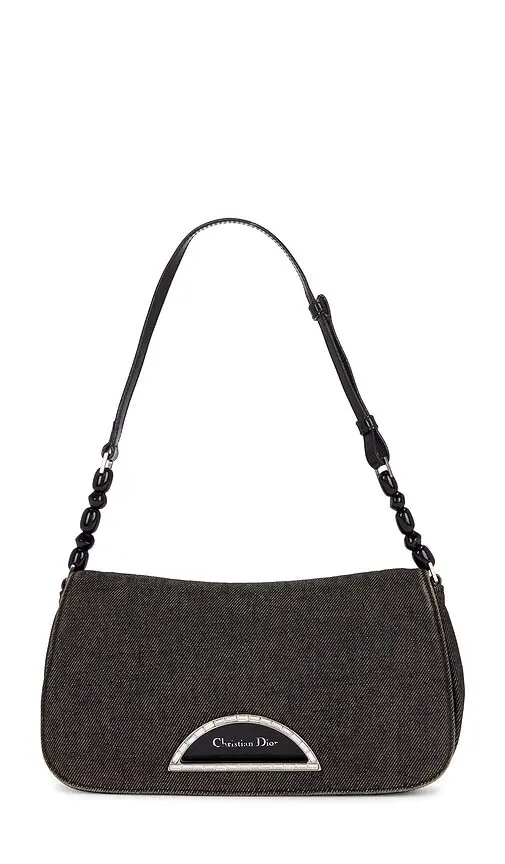 FWRD RENEW Dior Denim Maris Pearl Shoulder Bag