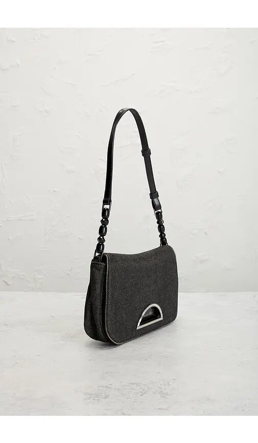 FWRD RENEW Dior Denim Maris Pearl Shoulder Bag