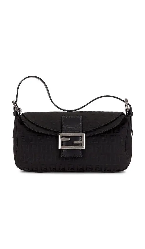 FWRD RENEW Fendi Zucca Baguette Shoulder Bag