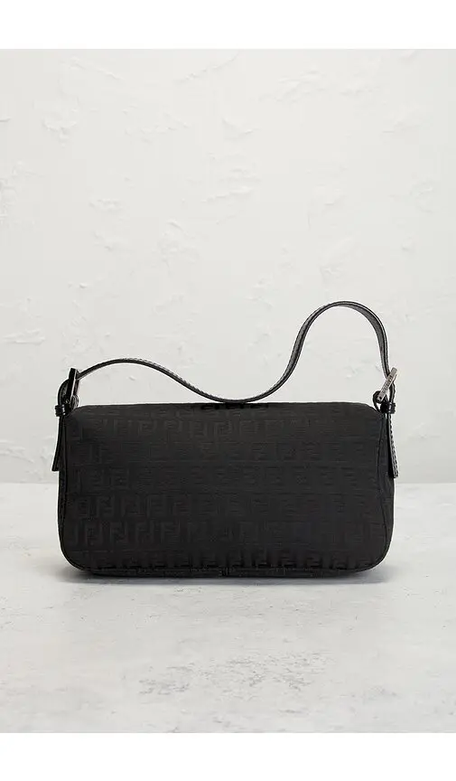 FWRD RENEW Fendi Zucca Baguette Shoulder Bag