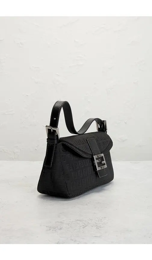 FWRD RENEW Fendi Zucca Baguette Shoulder Bag