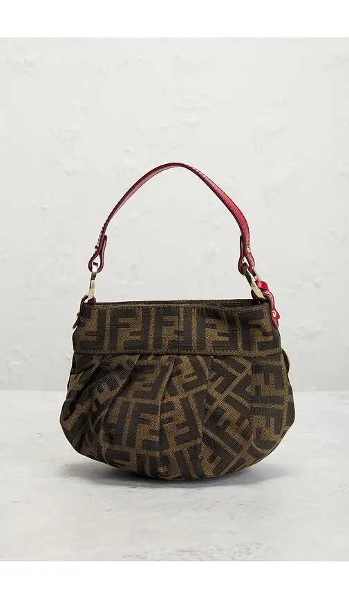 FWRD RENEW Fendi Zucca Chef Hobo Bag