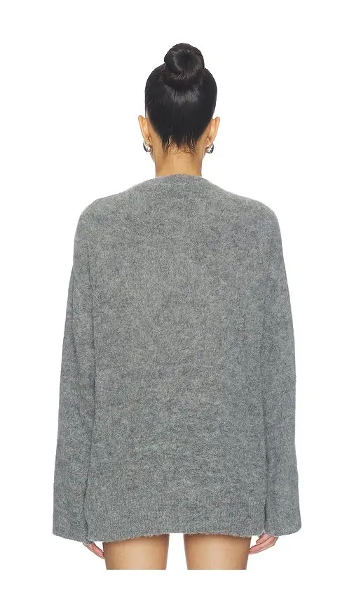 GANNI Mushroom Teddy Brushed Alpaca Sweater In . Also