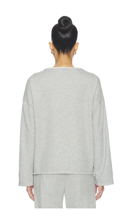 VIR VITA Brigitte V Neck Sweatshirt In . Also