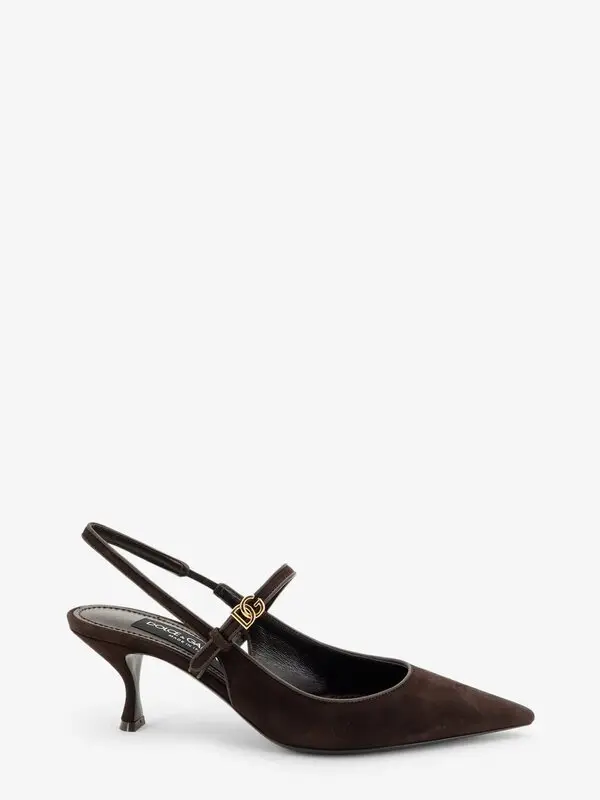 Dolce & Gabbana Suede Décollet - Brown