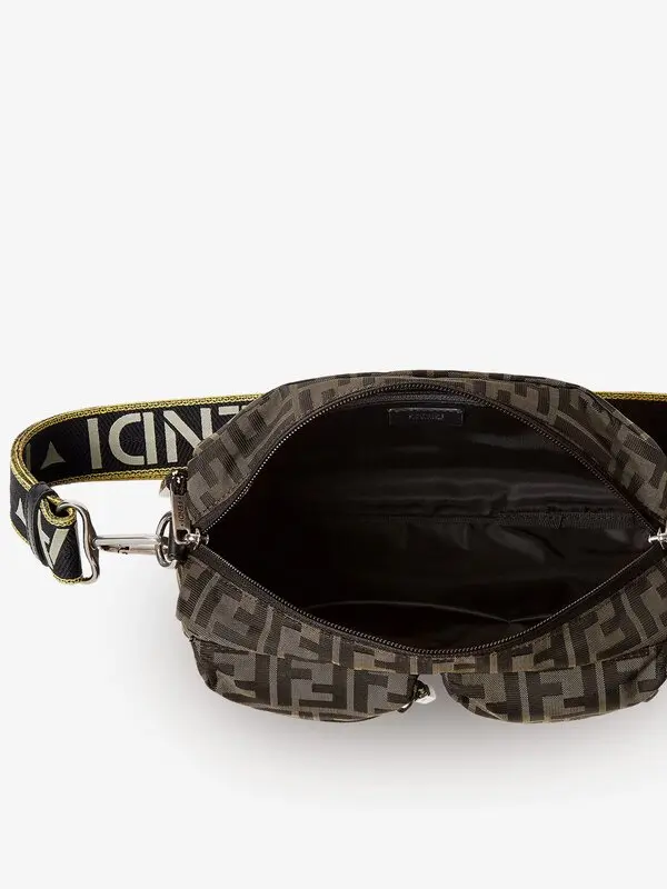 Fendi Camera Case Superlight Ff Zucca Fabric Crossbody Bag
