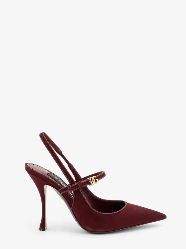 Dolce & Gabbana Suede Décollet - Red