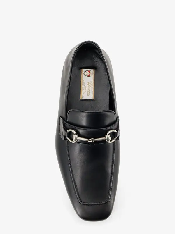 Gucci Leather Loafers With Metal Horsebit
