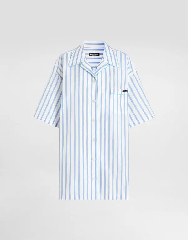 Dolce & Gabbana Striped Poplin Shirt - Multicolor
