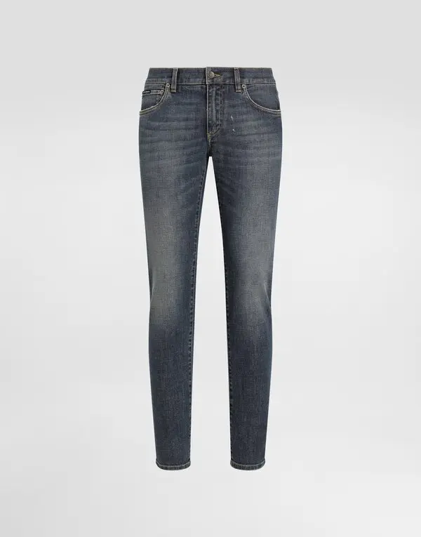 Dolce & Gabbana Pantalone Denim Multi-colored Cotton