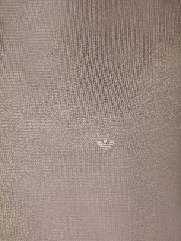 Emporio Armani Travel Essential Lyocell Blend Jersey T-shirt - Neutrals