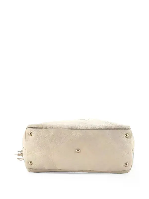 Gucci Soho Convertible Soft Top Handle Bag Leather Satchel - Neutrals