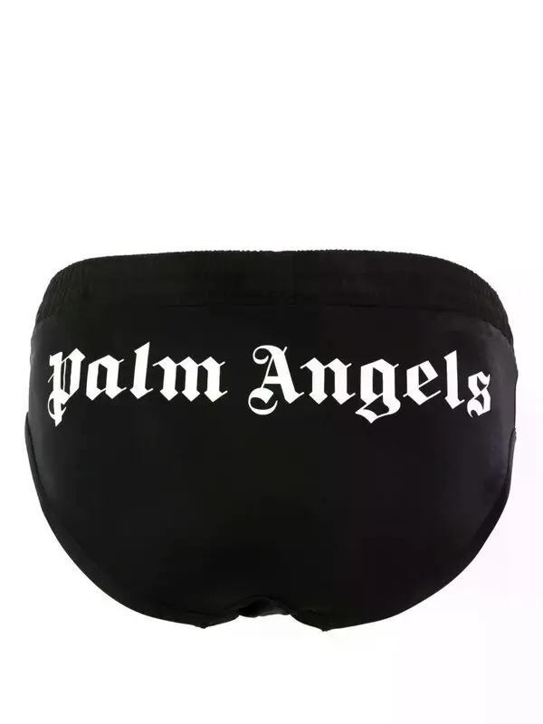 Palm Angels Logo-print Swimming Trunks