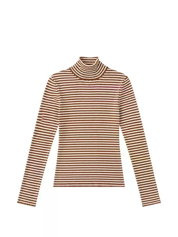 Max Mara Striped Ribbed-knit Sweater