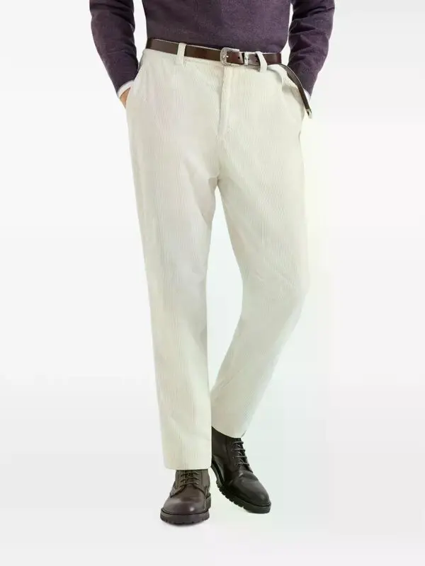 Brunello Cucinelli Garment-dyed Corduroy Trousers