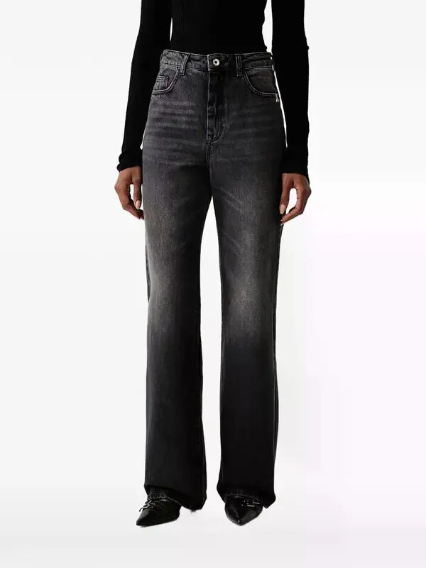 Patrizia Pepe Faded Straight-leg Jeans