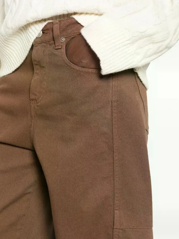 ERMANNO FIRENZE Panelled Wide-leg Jeans