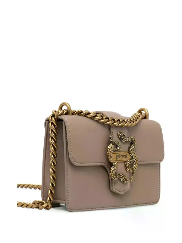 Just Cavalli Snake-plaque Chain-link Shoulder Bag