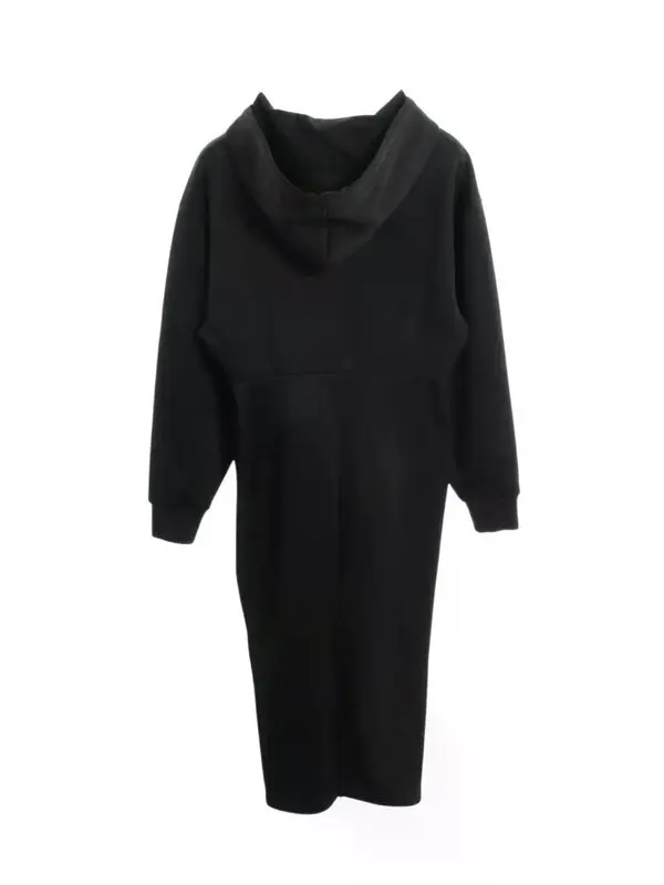 Prada Hooded Quarter-zip Maxi Dress
