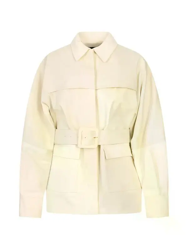 Fabiana Filippi Belted Panelled Coat